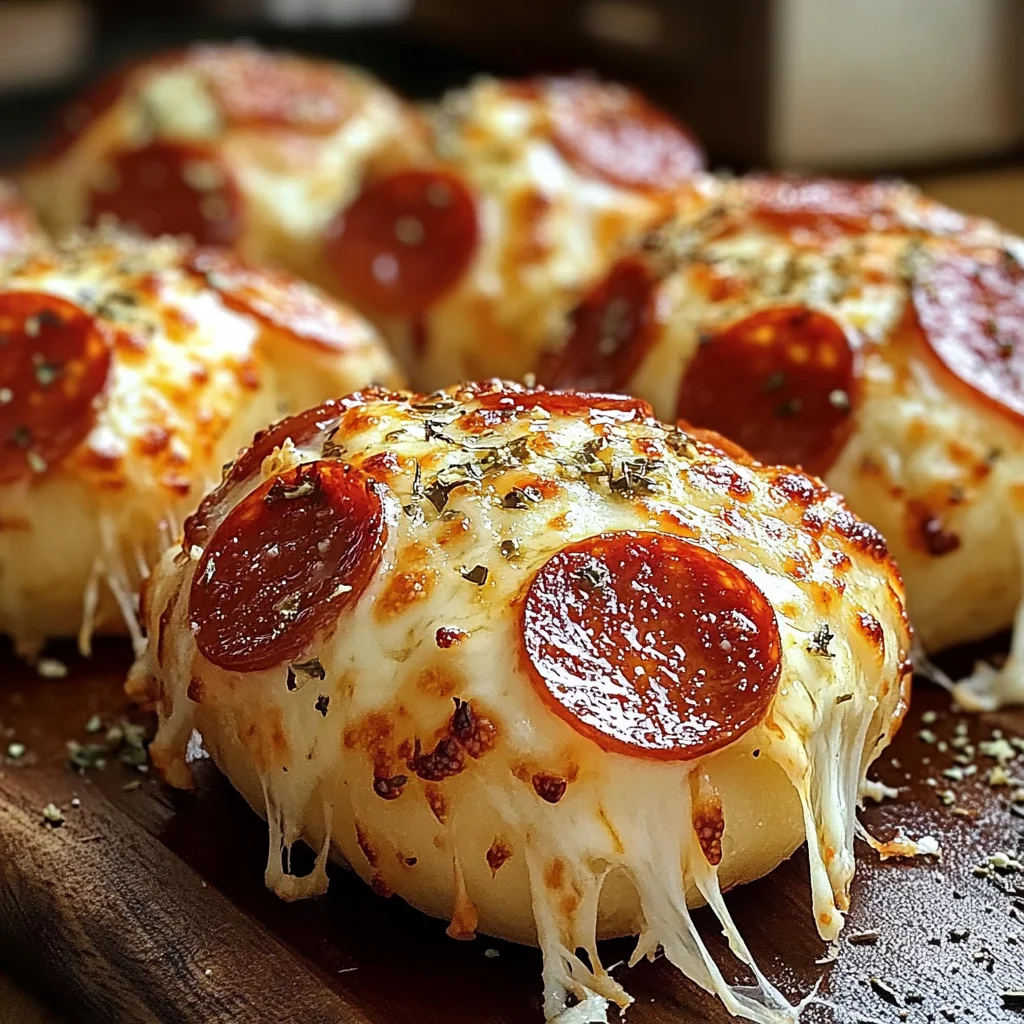 Easy turkey turkey pepperoni Pizza Bombs